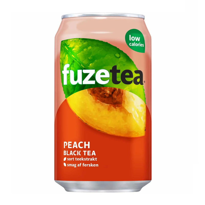 Fuze Tea Black Peach 24x0.33 l - Alkostar.eu