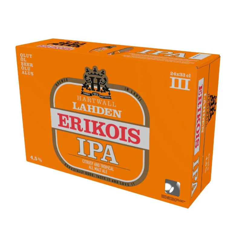 Hartwall Lahden Erikois IPA 4.5% 24x0.33 l - Alkostar.eu